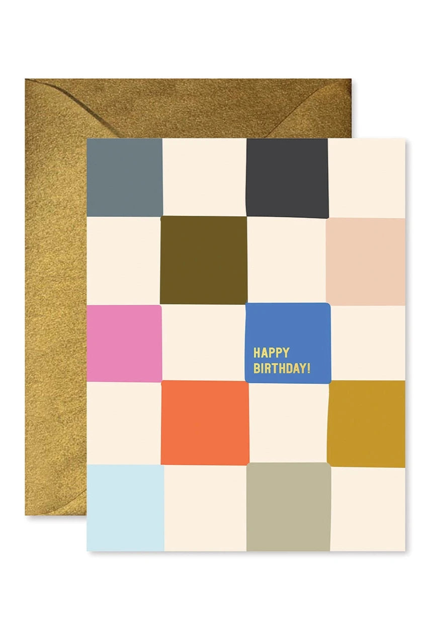 Checkerboard Birthday Card – bocnyc