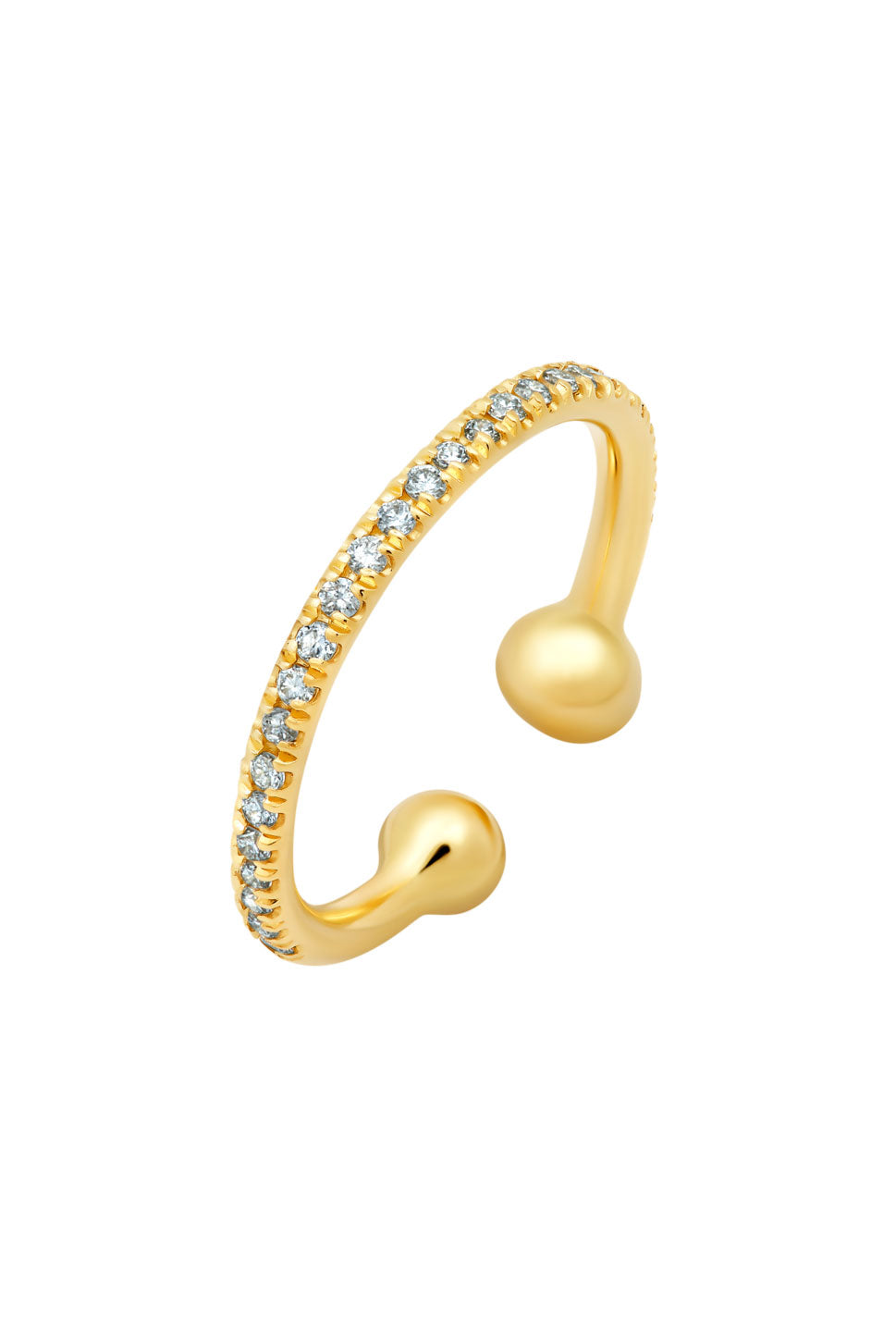 Diamonds Disc Ear Cuff – bocnyc